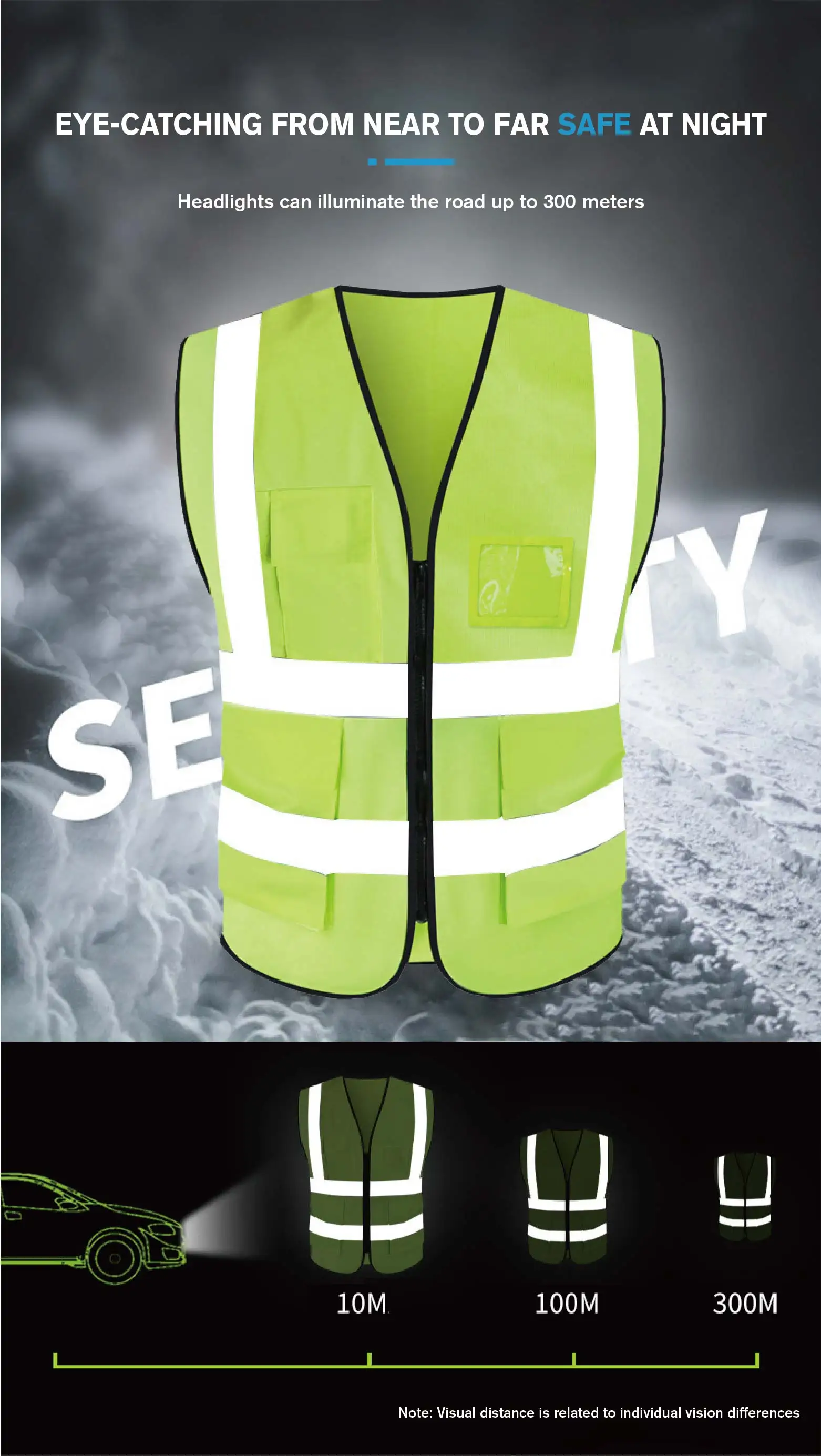 Security Reflective Vests - High Visibility Safety Gear