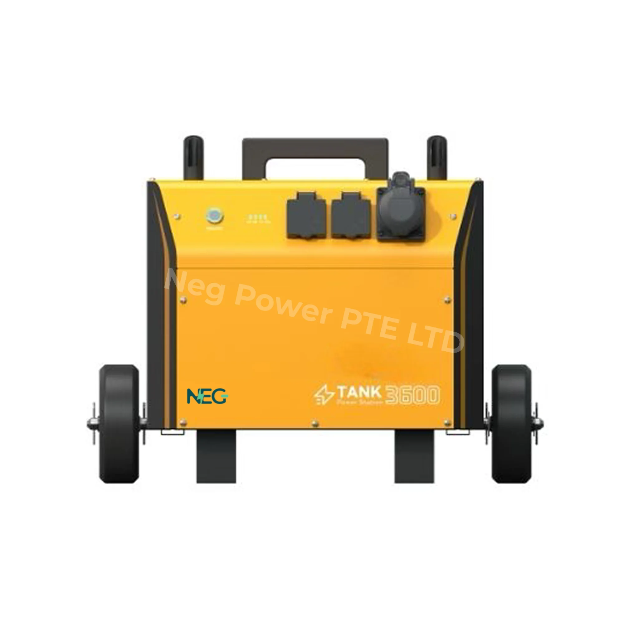 Heavy Duty 3600 NEG Tank Portable Solar Panel Power Station Fast ...