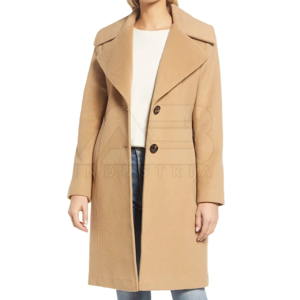 Latest Design New Arrival Women Wool Coats Customized Brand Logo Winter ...