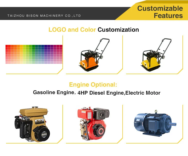 BISON C60 Gasoline Plate Compactors - Efficient & Quiet