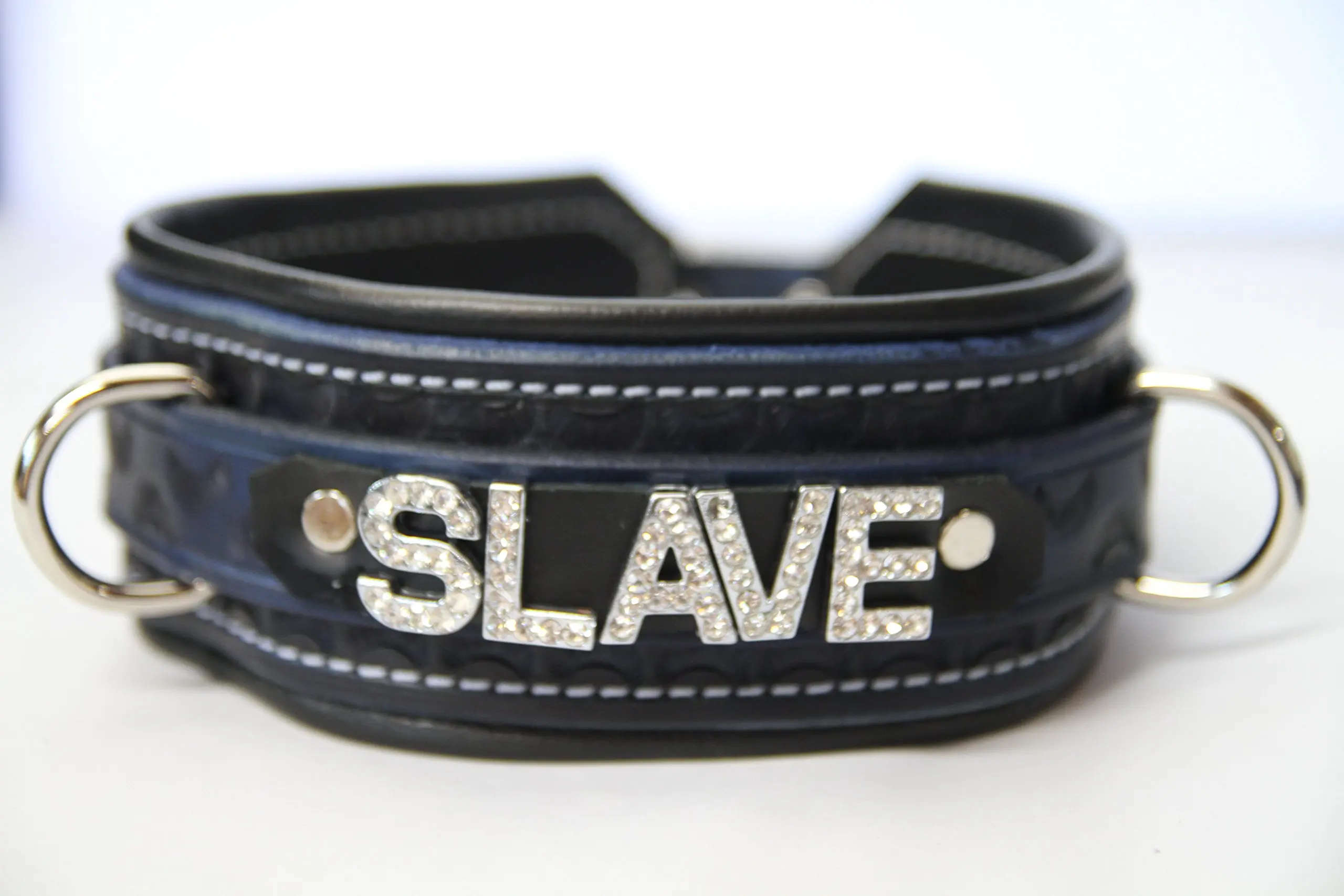 Ganiune Cow Leather Handdcuffs With Chain Bdsm Bondage 3pcs Set ...