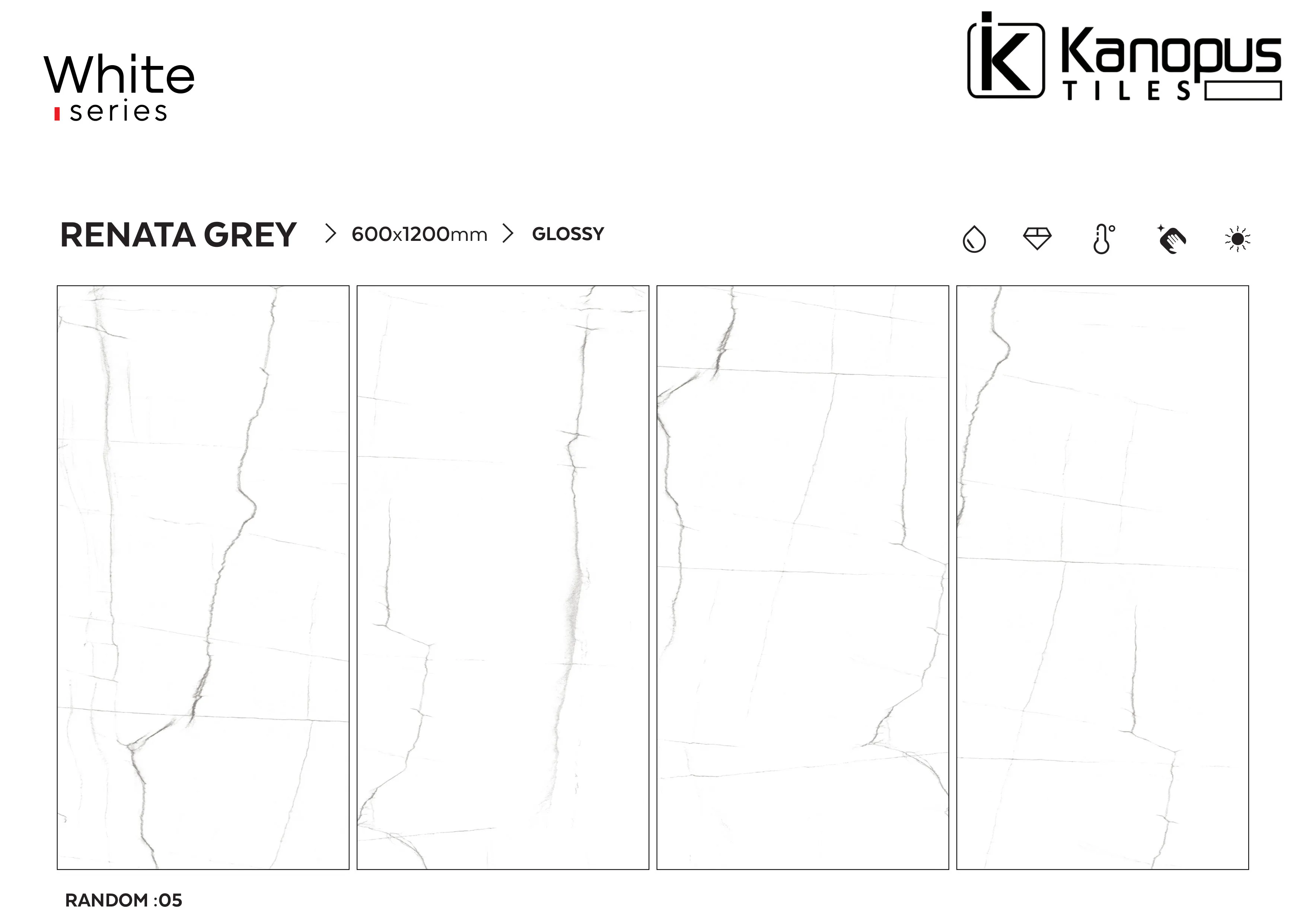 600x1200mm Vitrified Tiles In Glossy Surface For Modern Interior ...