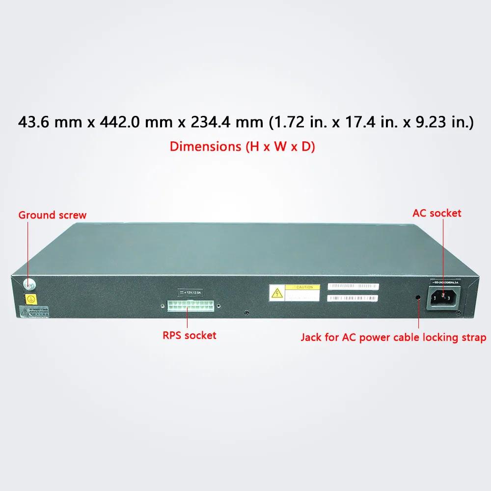 Fiber Core Network Switch S6720S-26Q-LI-24S-AC Managed Network Switch ...