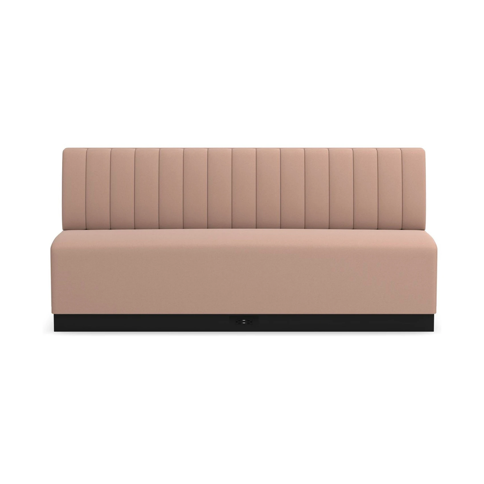 Customizable Restaurant Banquette Modern Pink Velvet Fabric Booth ...