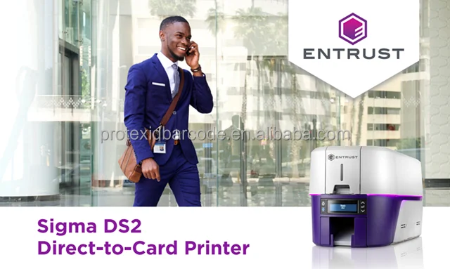 Id Card Printer Ds3 Single Sided Or Dual Sided Plastic Pvc Card Printer ...