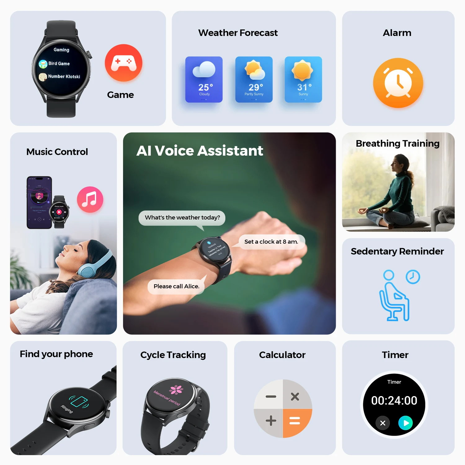 SOUNDPEATS Watch4 Popular Smart watch Multi Function Sport Watches ...