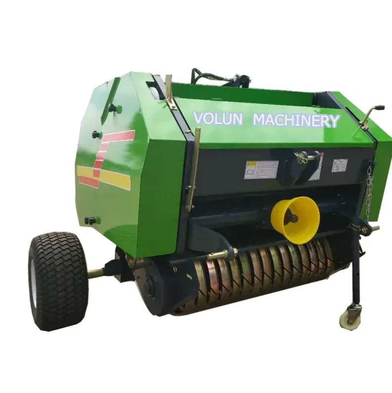 Mini Round Hay Straw Baler New Condition with Core Components Motor ...