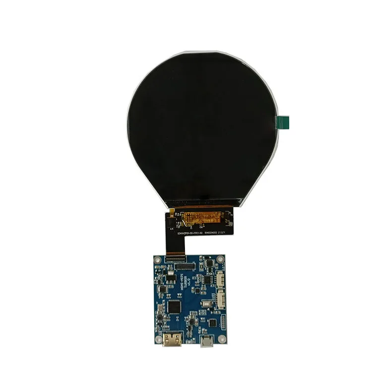 3.4 Inch Round Lcd Module 800*800 Resolution Pcap Touch 3.4'' Mipi ...