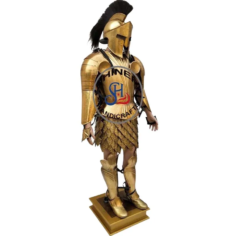 Antique Brass Fully Wearable Knights Medieval Knight Kings Guard Full ...
