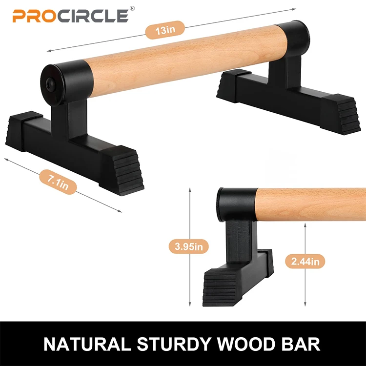 Procircle Multi Function Push Up Stands Bars Sport Gym Wooden ...