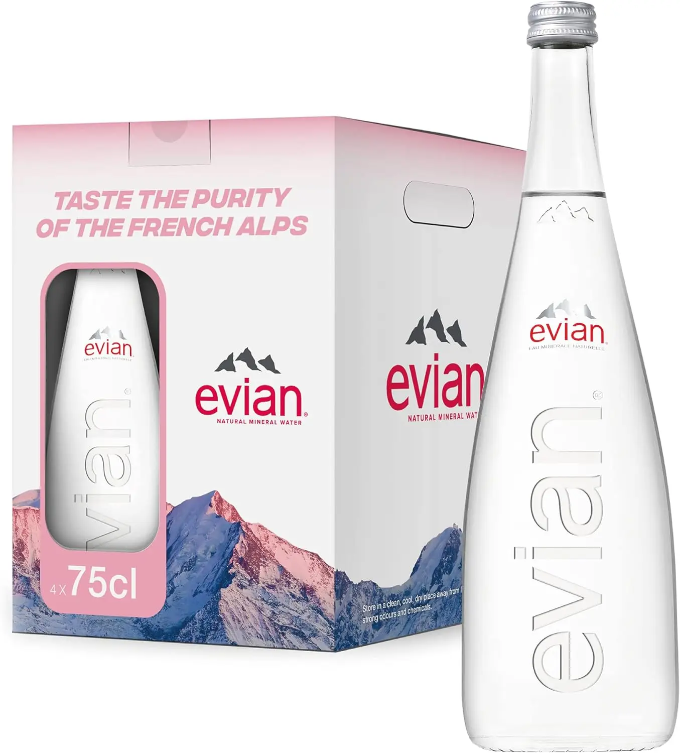 Evian Natural Spring Water,1 Lt - Buy Evian Mineral Water . Evian Mineral Water Spray . Evian ...