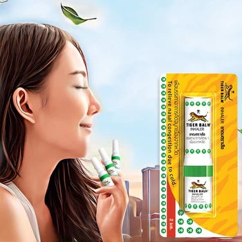 Tiger Inhaler Menthol Relieve Nasal Congestion Cold Dizziness (2ml ...