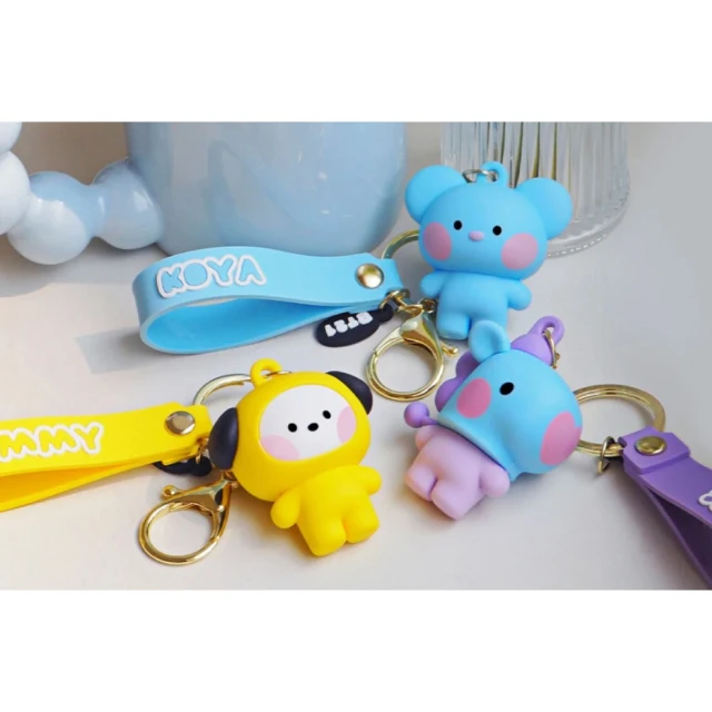 Bt21 Minini Characters Figure Keyrings Straps Decoration Id Cards Soft Handy Fancy Trendy ...
