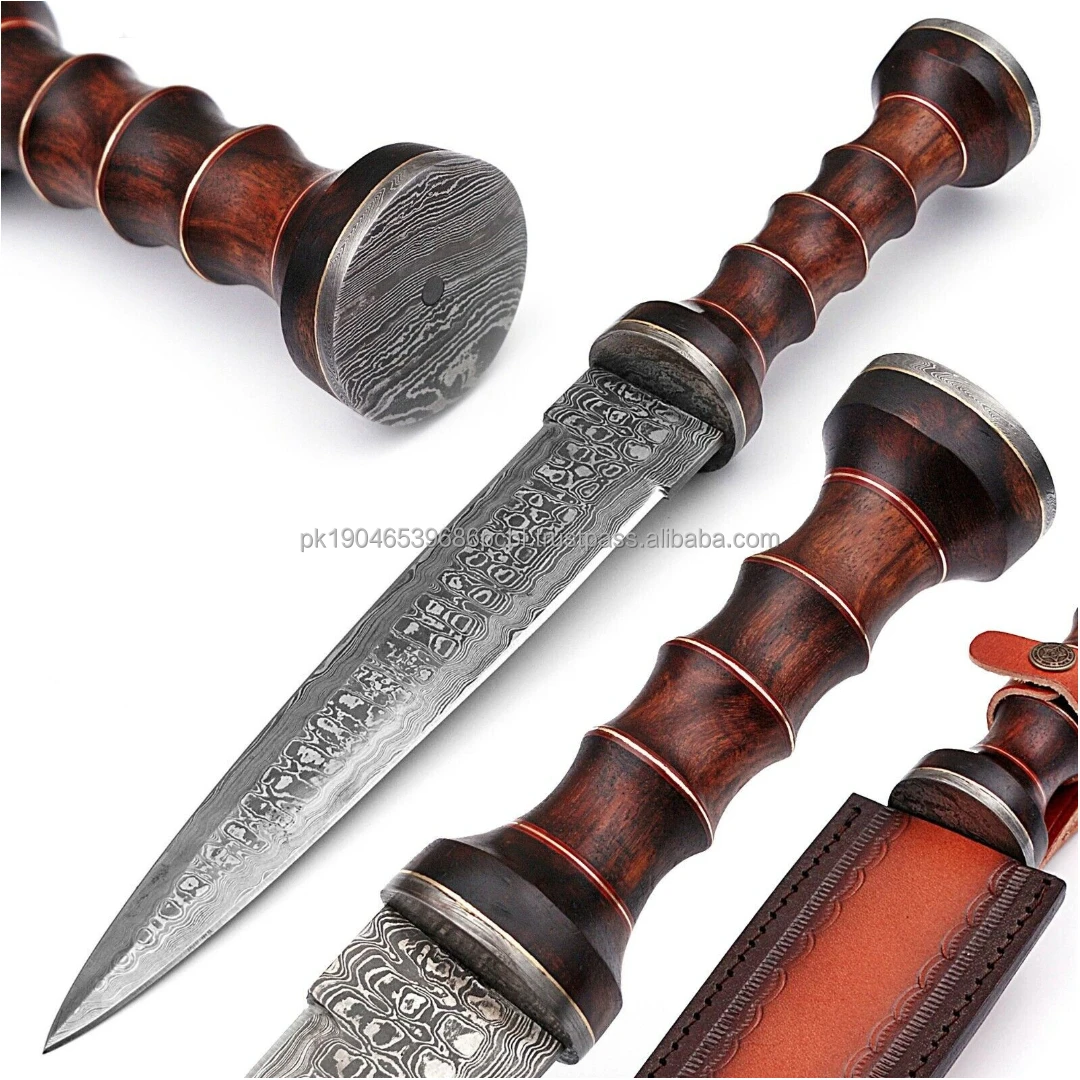 Damascus Knife Lightweight & Tactical Outdoor Hunting Knife Expertly ...