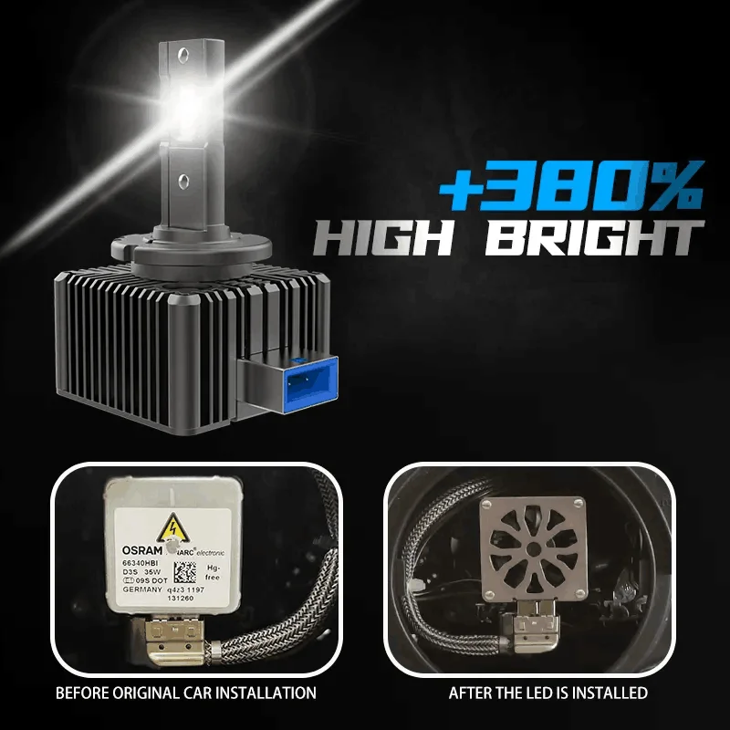 M30 LED Headlight Bulbs - High Power 70W 6000K Canbus