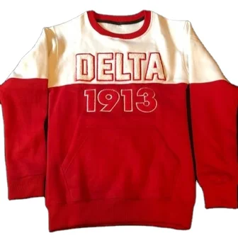 Wholesale Custom Red And White Delta Sigma Theta Chenille Patch ...