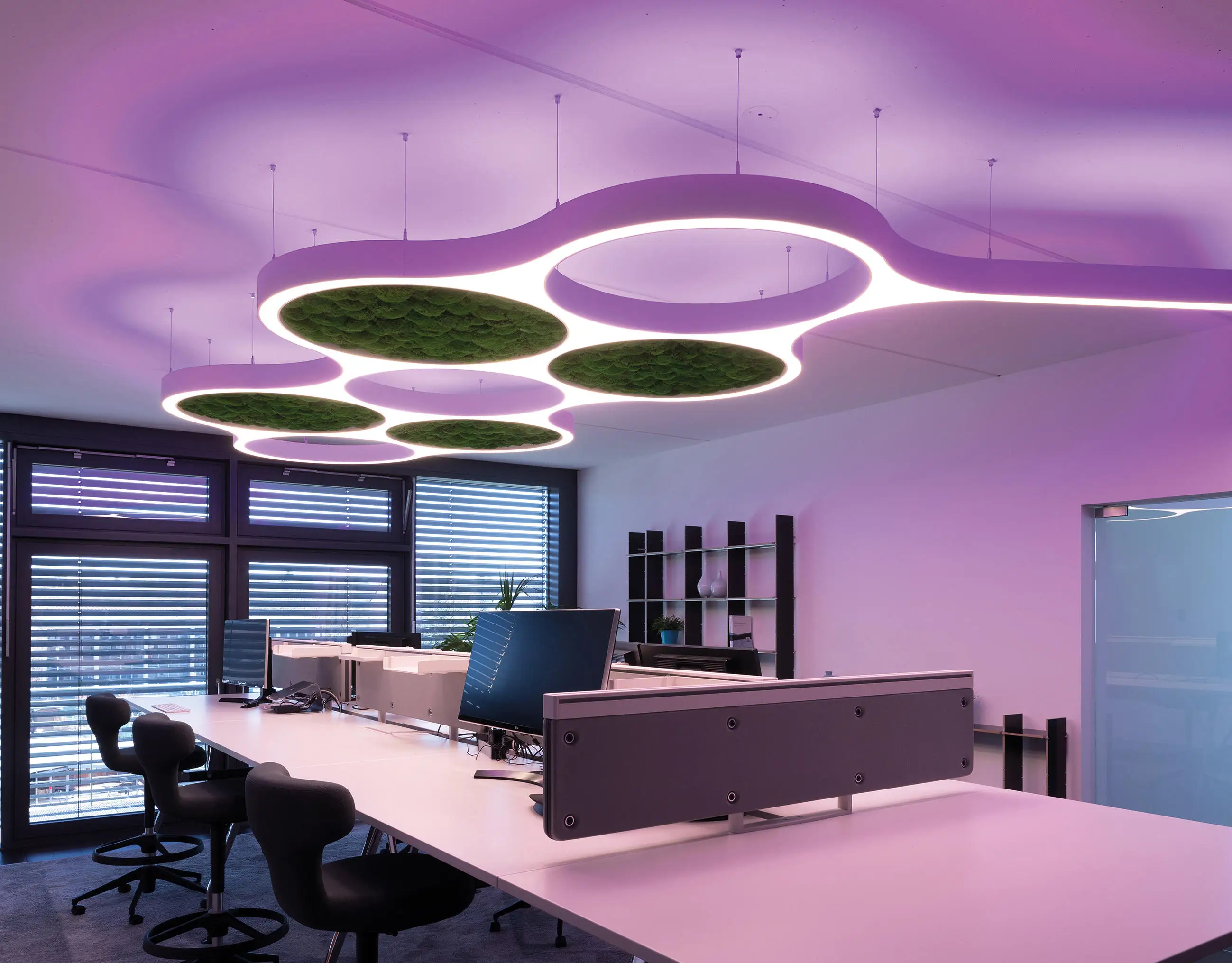 Star Cluster Led Luxury Crystal Chandelier Rings Pendant Light With 60 ...