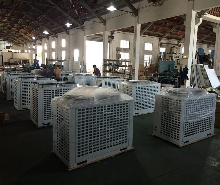 Mini Refrigeration Air Cooled Condenser Copper Steel Stainless Frame ...