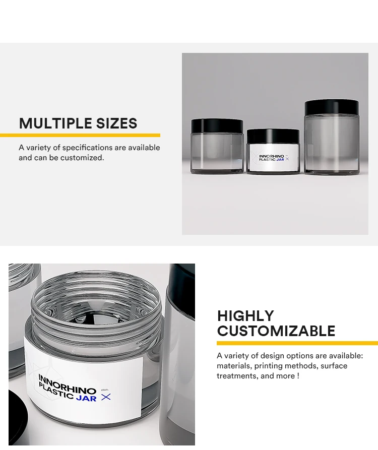 주문 로고 플라스틱 명확한 단지 실린더 펌프 애완 동물 답답한 병 로션 Lipgloss 콘테이너 Innorhino - Buy 5ml 20ml 25ml 30ml 35ml ...