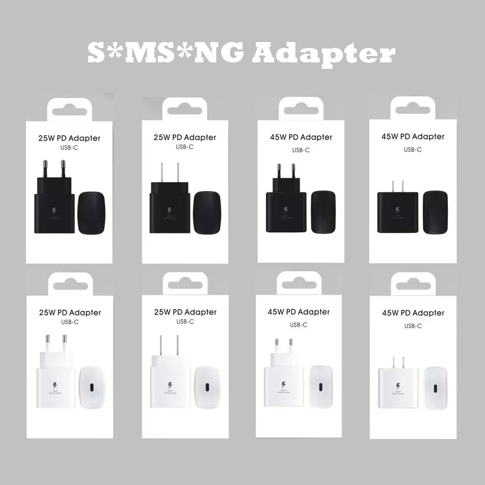 65w Pd Fast Charger Eu Us Uk 2 Type-c 3 Usb Port Multiple Output ...