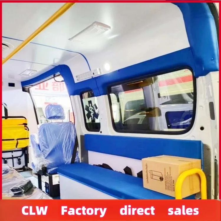 Hot Sale New Diesel Emergency Ambulance Vehicle Medical Van Basic Life ...