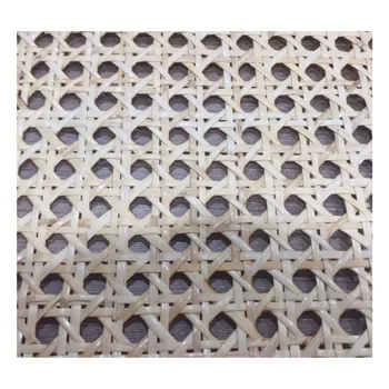 Strong Rattan Fiber Natural / Rattan Cane Webbing Roll Dark Brown Color ...