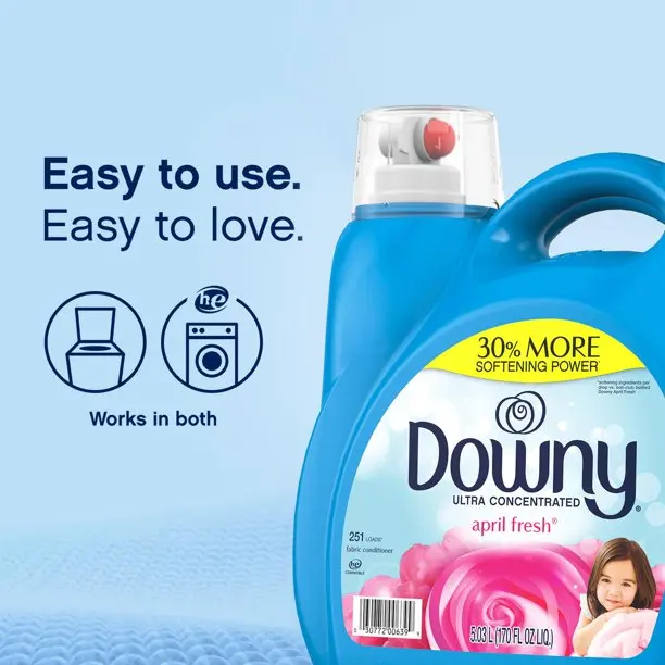 Downy Ultra Concentrated Liquid Fabric Softener,April Fresh (170 Fl Oz ...