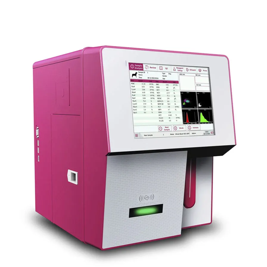 Precious Animals Auto 5-part Hematology Analyzer Cbc Machine Blood Test ...