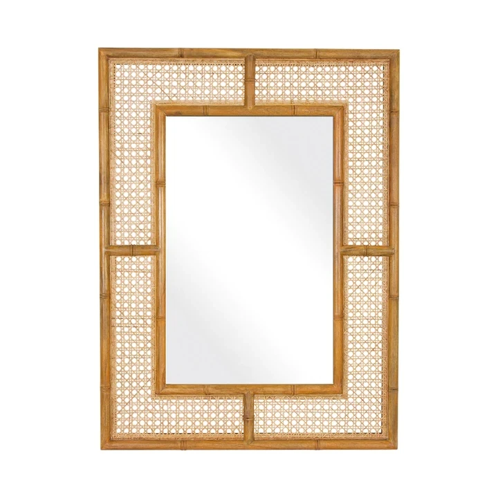 Hot Sale Low Cost Wall Decoration Rattan Natural Mirrors Frames ...