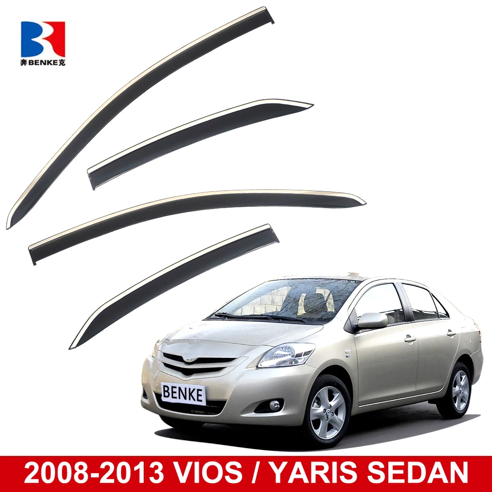 Regenschutz fur Toyota VIOS YARIS SEDAN 2008 2013 Sonnenblende Aut ofens ter Visier Regenschutz Windabweiser