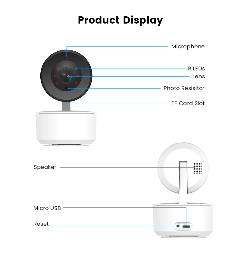 4mp Full Hd Human And Sound Detection Wireless Audio Babyfoon Met ...