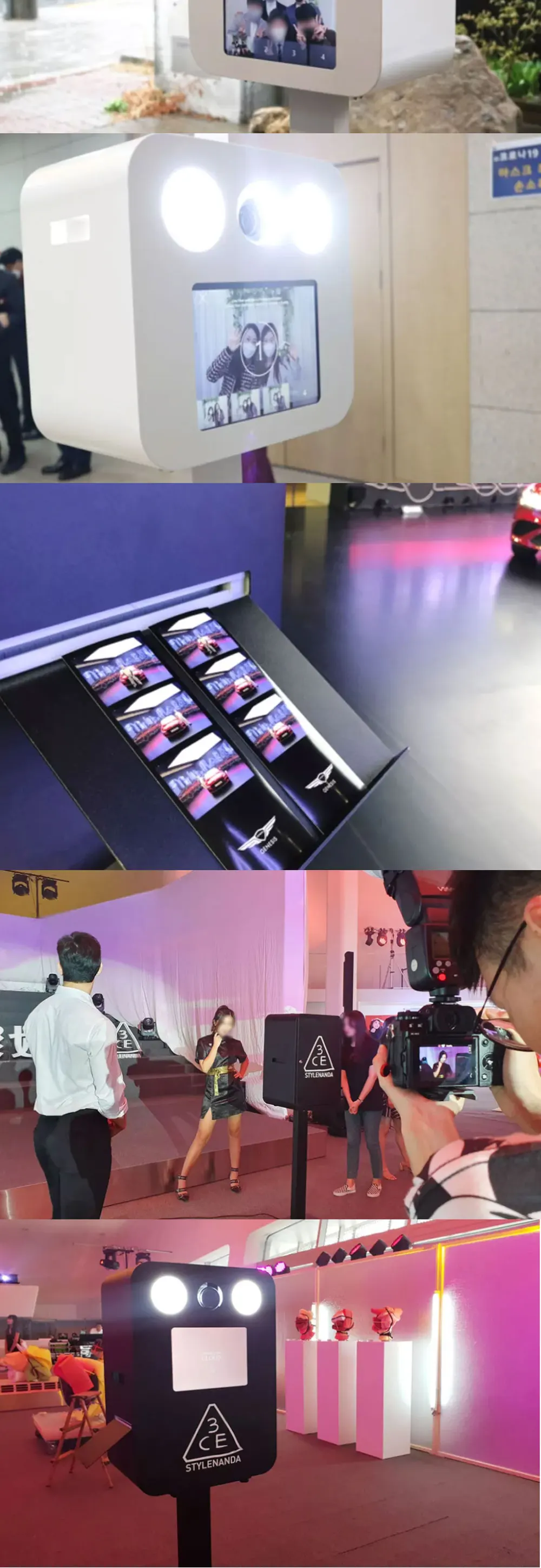 Mini Photo Shoot Machine Wedding Photo Booth Multilingual Function ...