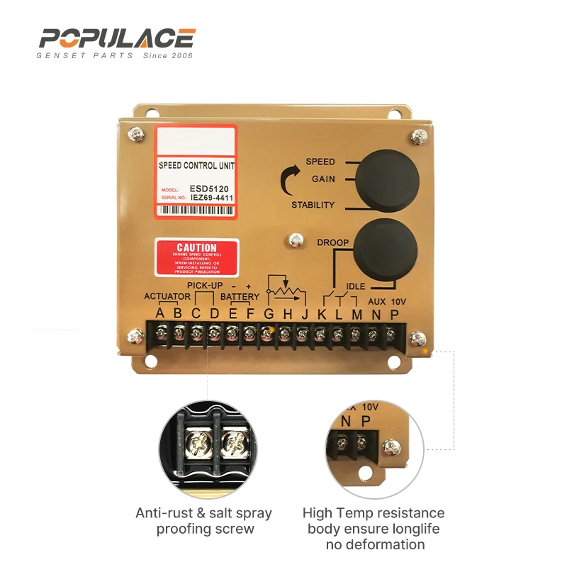 Generator Spare Parts Esd5120 Esd5120 diesel Engine Speed Governor ...