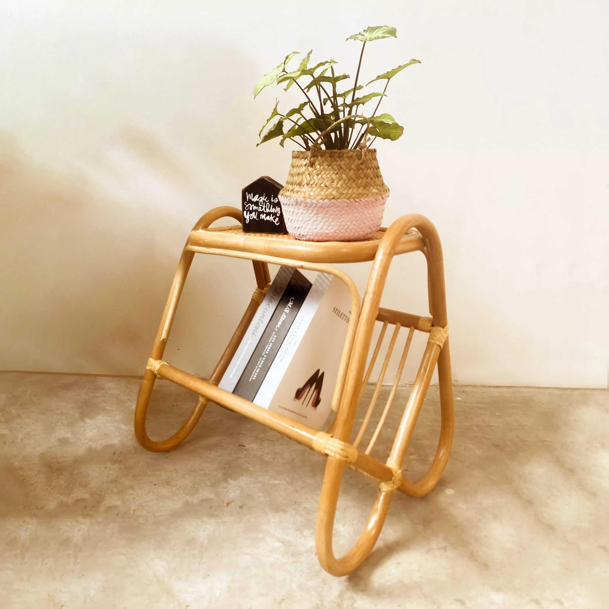 Handcraft Children's Clothing Rack Rattan Kid Clothes Rack Home Kid ...