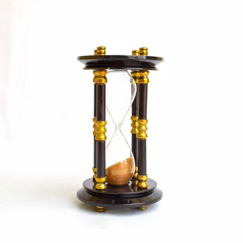 Brass Metal Sand Timer Collectible Antique Style Nautical Sand Timer ...