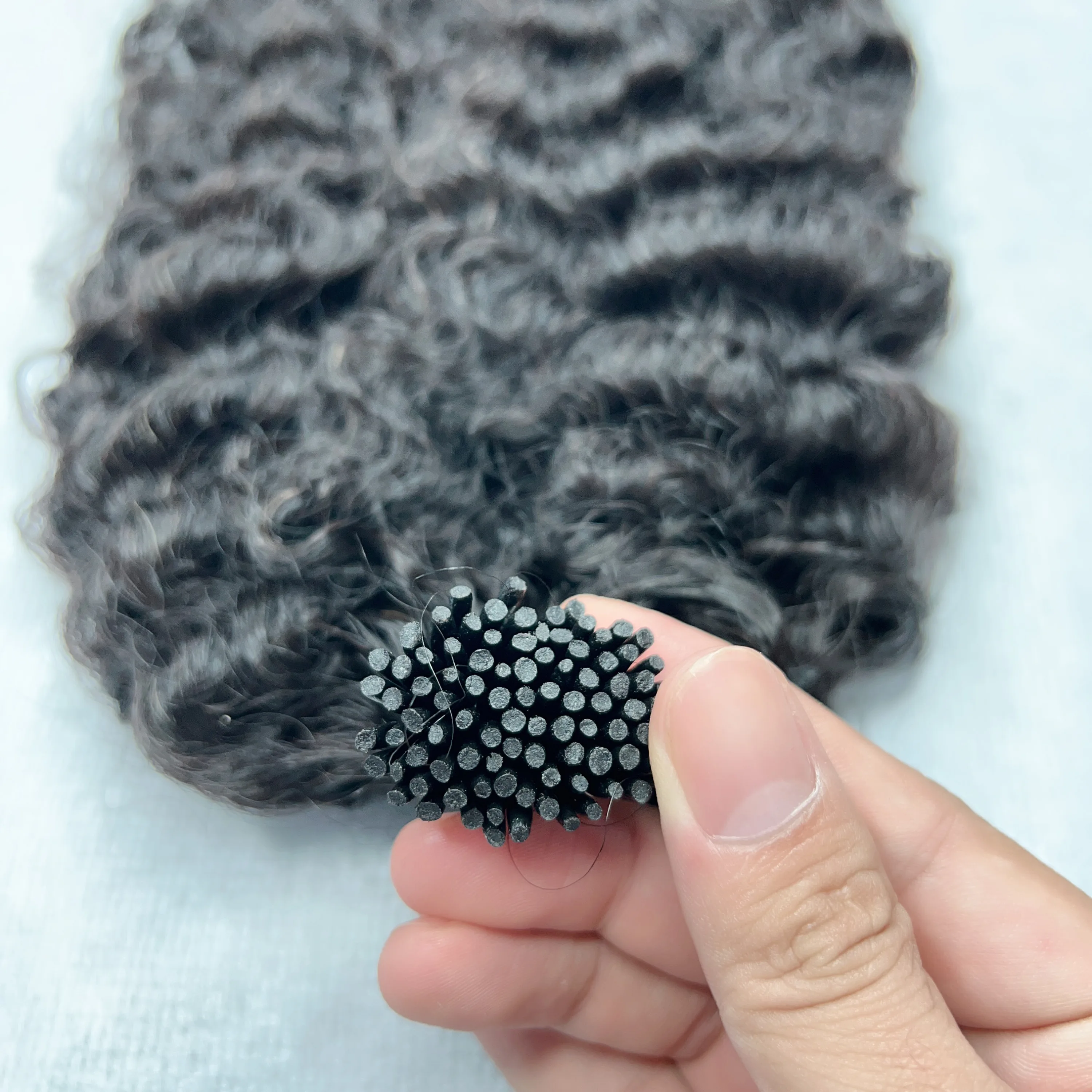 High Quality Vietnamese Burmese Curly Itips Cuticle Aligned Hair ...