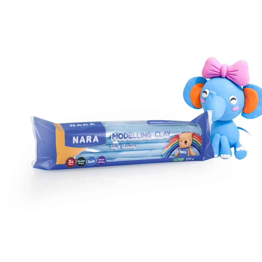 Green Neon,Thai Nara Modeling Clay 270 G. 5 Stripes Of Clay In Printed ...