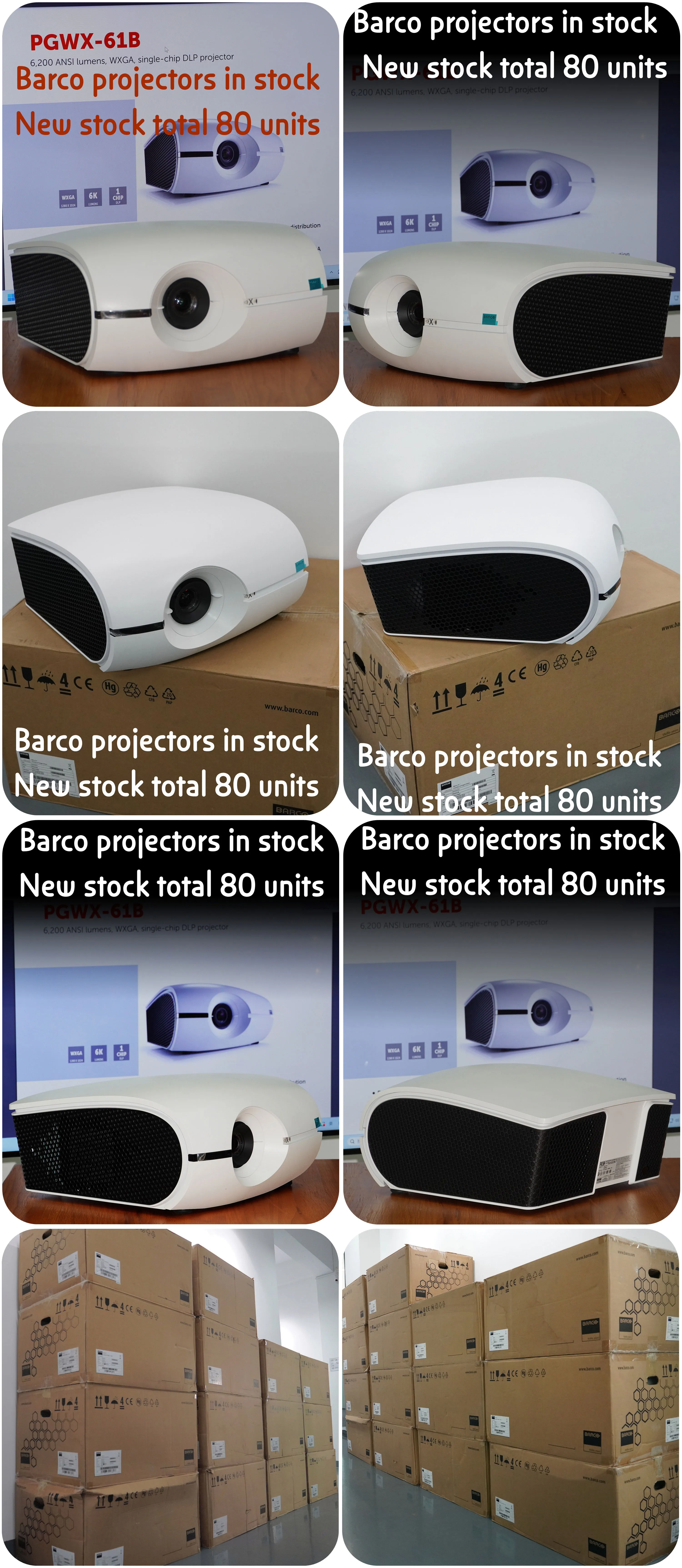 Clearance Sale Premier Brand Barco 4K Projector with 10000 Lumens & 3 ...