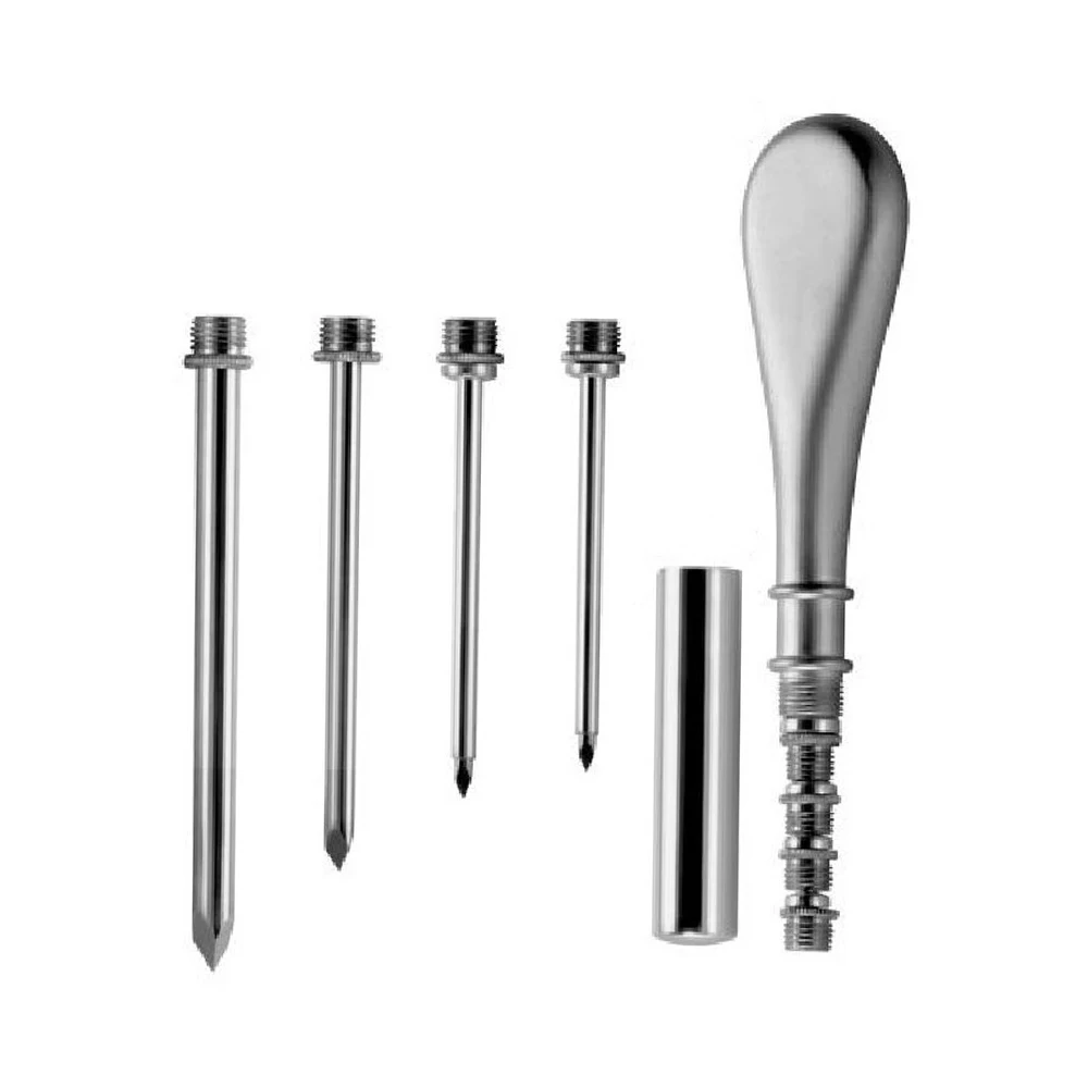 Standard Cattle Trocar Stainless Steel / Live Stock Veterinary Trocar ...