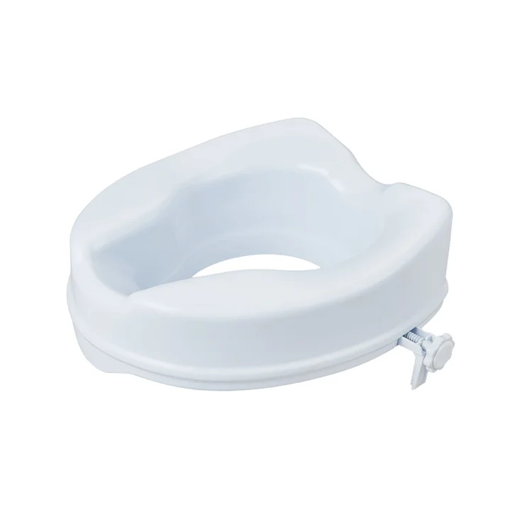2 inch toilet Seat Riser Elongated Raised Toilet Seat for Assistance ...