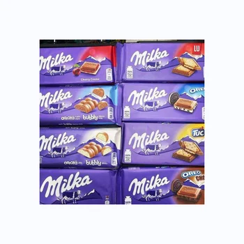 Milka Chocolate 100g - All Flavors. Arabic Text. Best Prices - Buy ...