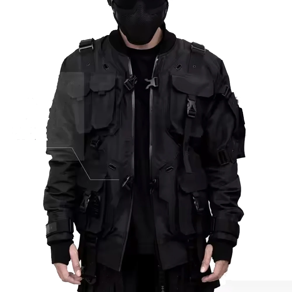 Wholesale Custom Men's Techwear Jacket - Waterproof & Stylish