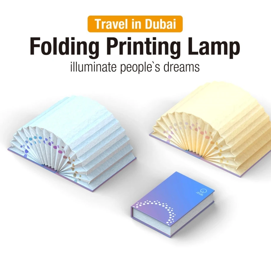 2026 New Arrival Vertical Accordion Folding Paper Lamp Handheld Led ...