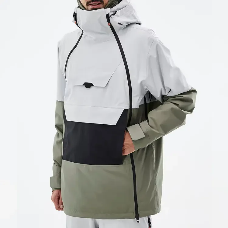 Custom Anorak Windbreaker Hoodie Ski Pullover Jacket Warm Waterproof ...