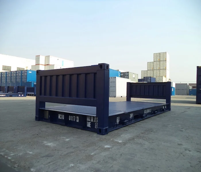 Collapsable End Flat Rack Containers For Transportation - Buy Foldable ...