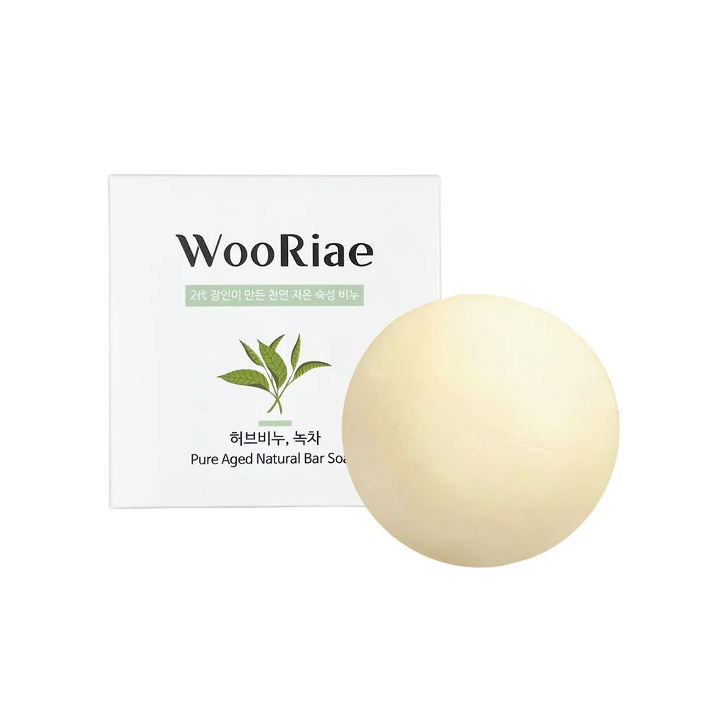 WooRiae Pure Aged Natural Herb Soap 3 type of natural low-temperature ...