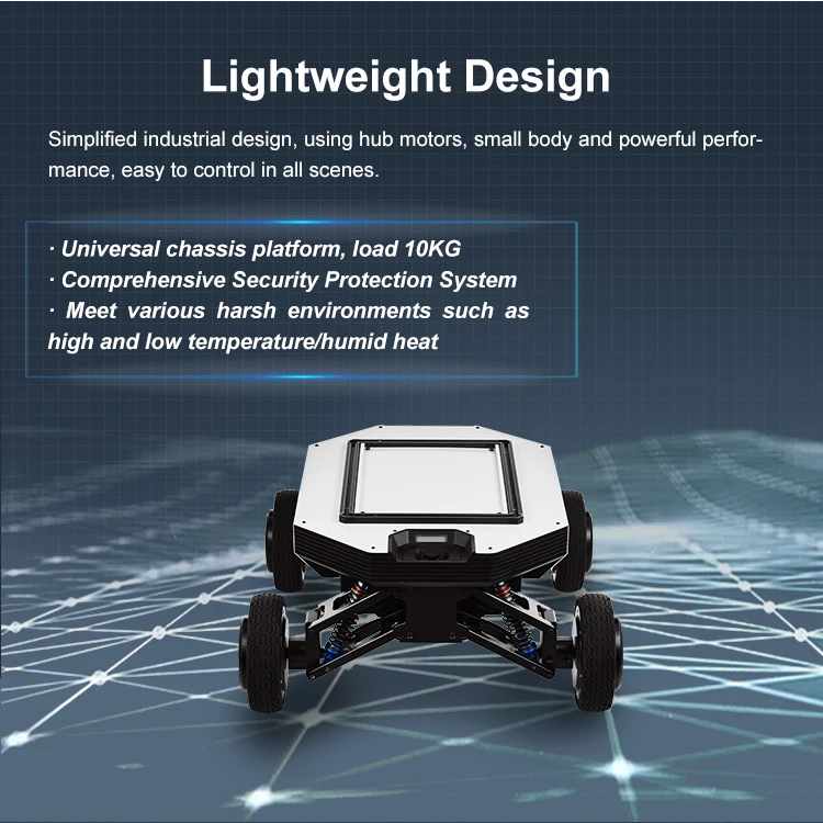 Educational Unmanned Ugv Chassis Autonomous Roboter Platform 4 Wheel ...