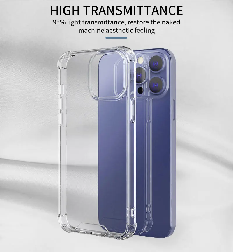 1.5MM Transparent Covers Shockproof Protective Soft Mobile Phone ...