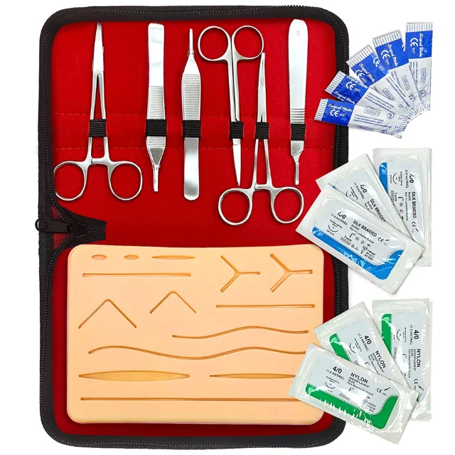 Surgical Suture Practice Kit For Medical Students Customized Logo High ...