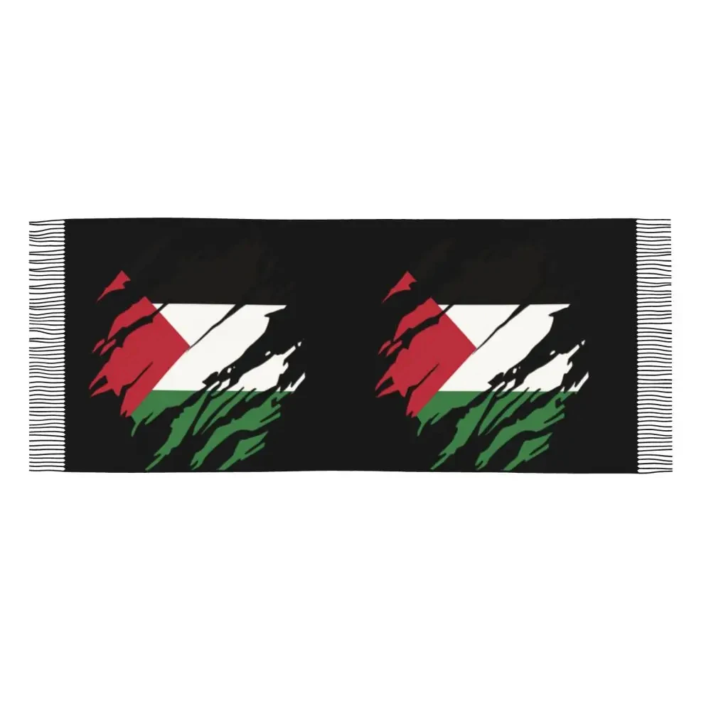Arabic Large Winter Fall Reversible Shawl Rf Women Soft Palestinians ...